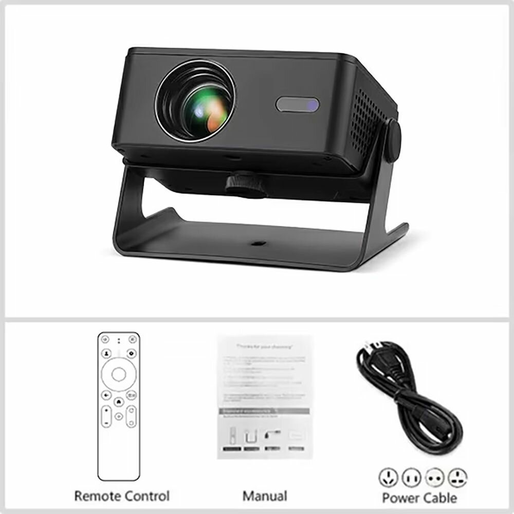 Мини-проектор AUN "A32X", Android, 1080P, Wi-Fi, Bluetooth, Black