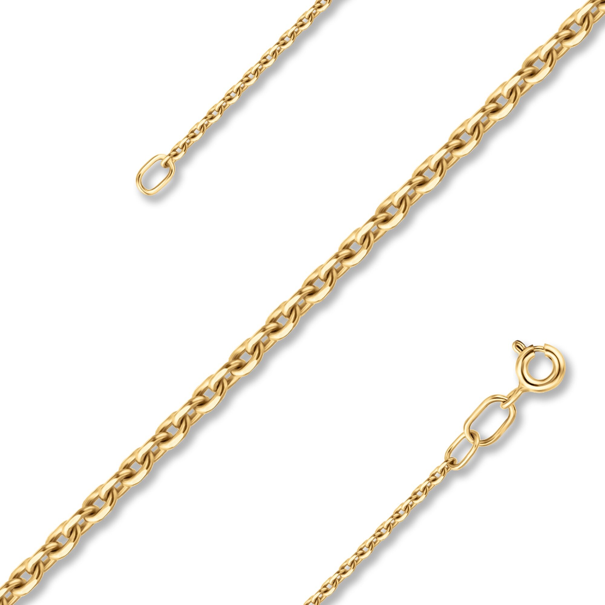 Цепь желтое золото, 585 проба