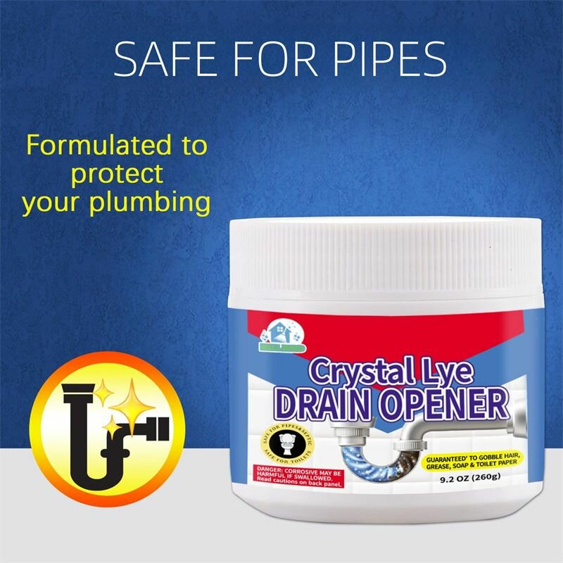 Crystal Lye Drain Opener ТрубоочистительA