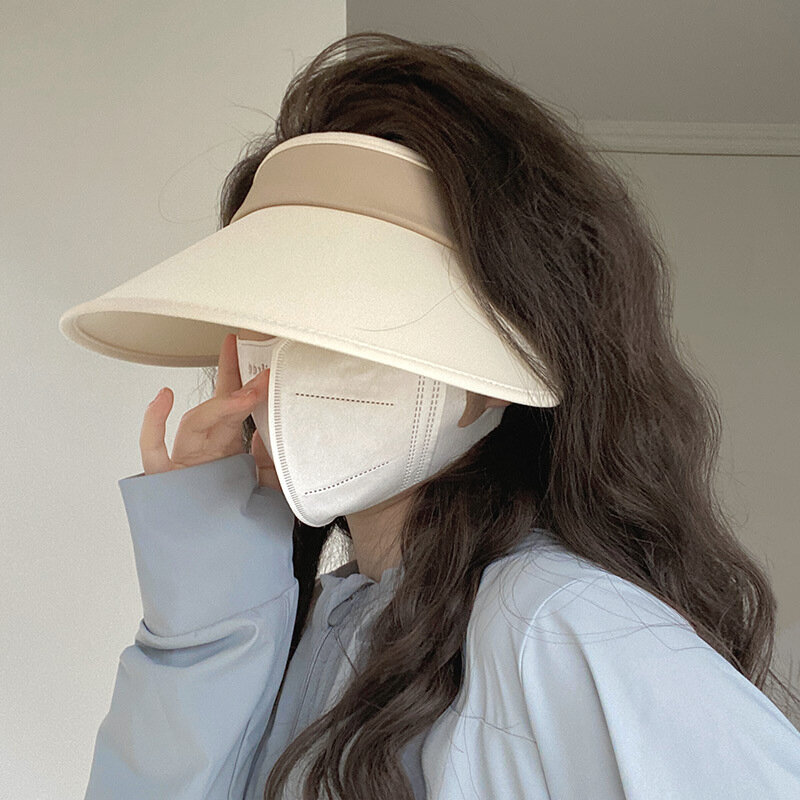 Шляпа, женская, бежевая, с большими полями