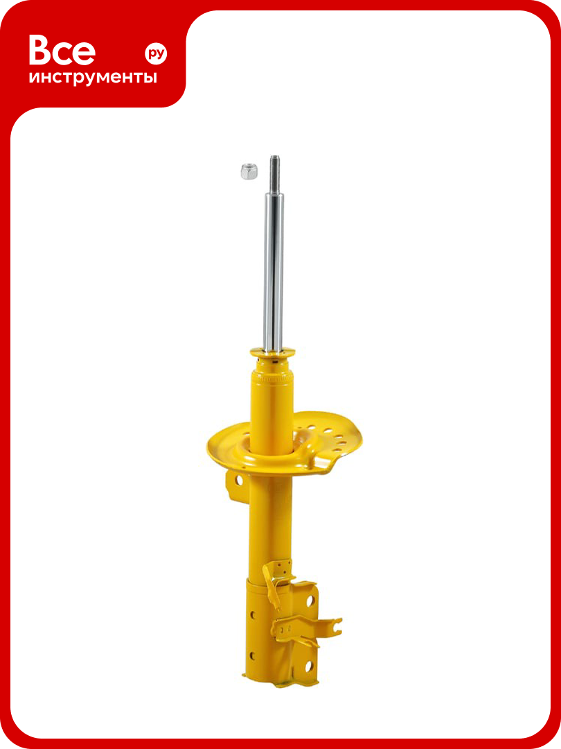 Стойка амортизаторная передняя L SUFIX, газовая, для Nissan X‑Trail и Renault Koleos, левый передний монтаж