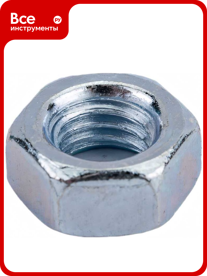 Шестигранная гайка STARFIX М8 цинк, класс прочности 6, DIN 934, 5 кг SMV1-47276-5