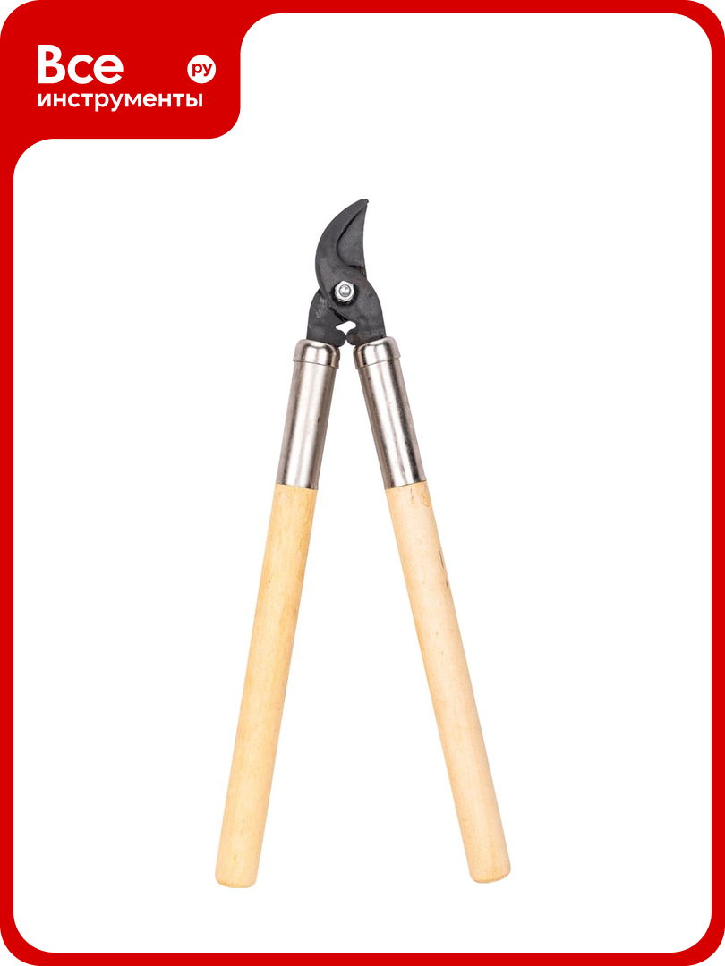 Кустарниковый секатор Gigant 500 мм GAV-34, контактные лезвия из инструментальной стали с оксидированным покрытием