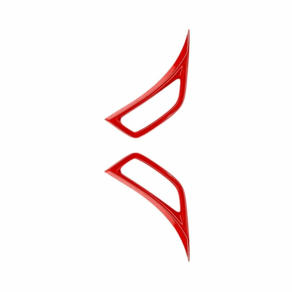 Декоративная панель воздуховыпуска капота Wrangler JL Gladiator 18 23-красный