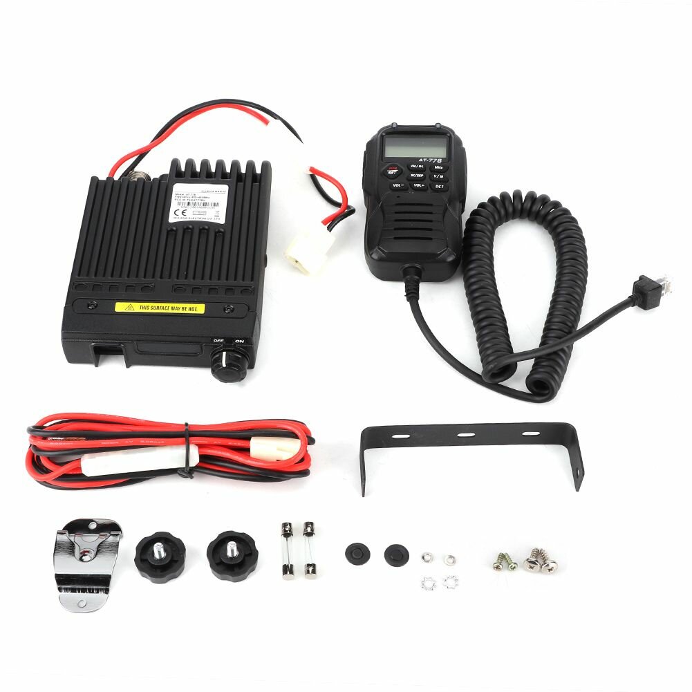 Рация 25W с ЖК-дисплеем, автомобильная, двусторонняя