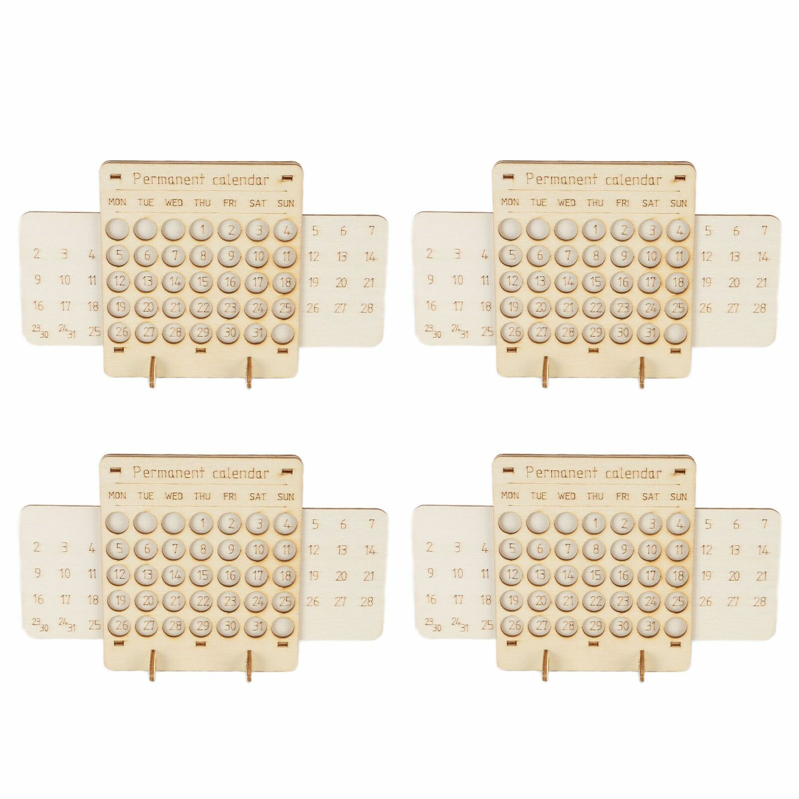 Развивающая игрушка: DIY деревянный календарь для детей