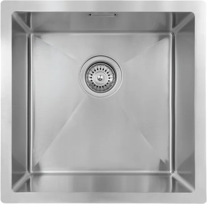 Мойка кухонная Kaiser KSM-4444 металлическая, 44x44, мойка для кухни, квадратная, врезные, немецкая