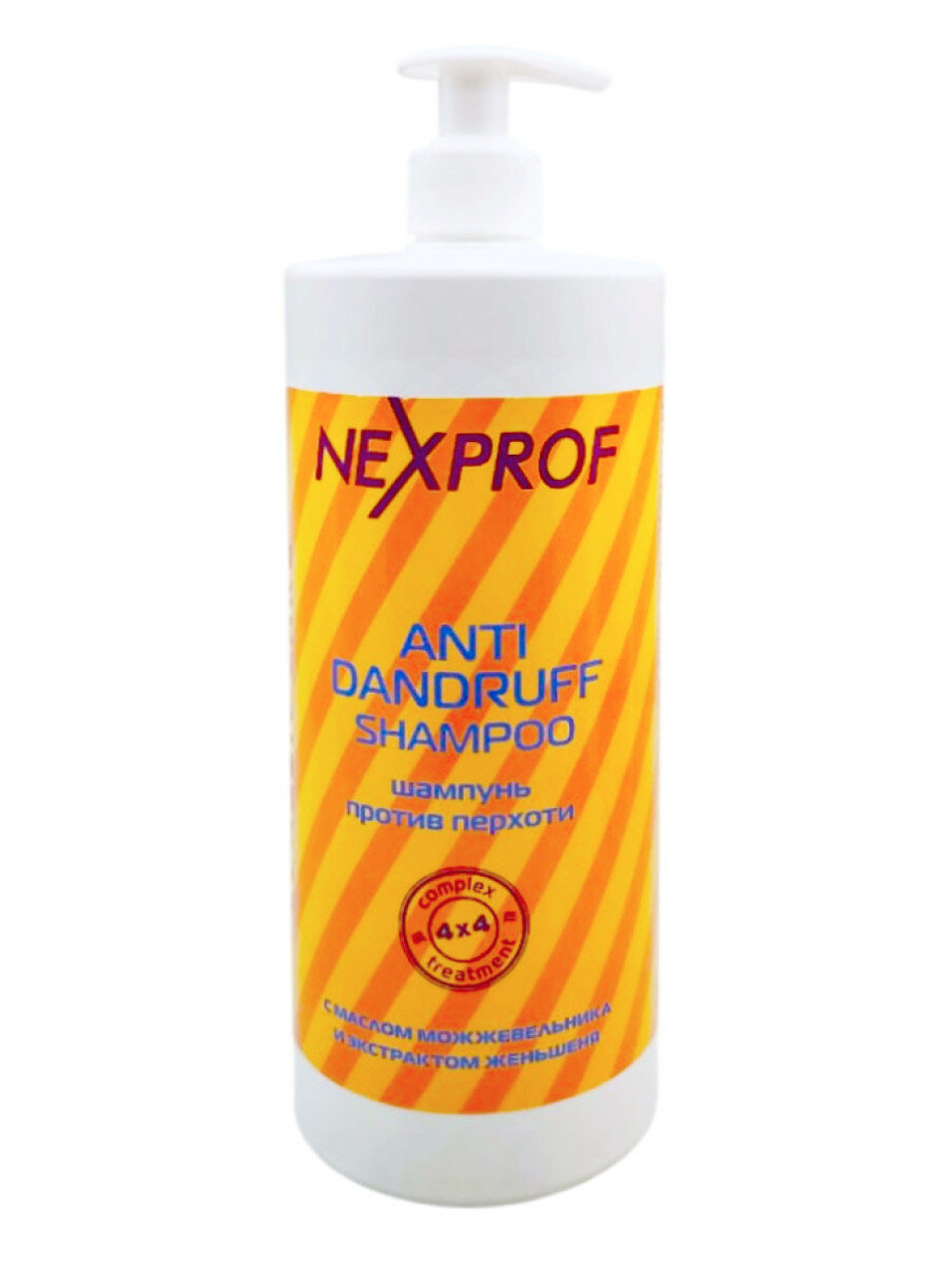Nexxt Шампунь против перхоти с маслом можжевельника, 1000 мл