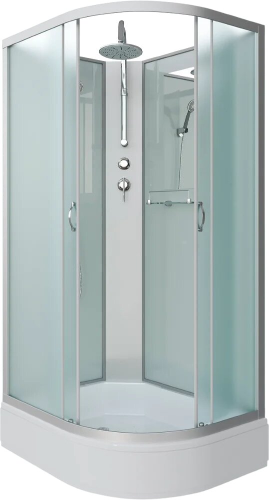 Душевая кабина Niagara Classic NG-33974-14LBKT 90х70 см, без крыши, с тропическим душем