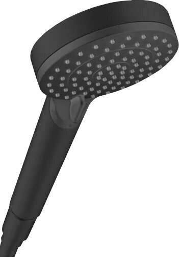 Душевая лейка Hansgrohe Vernis Blend Vario 26270670 2 режима, лейка для душа, черная, матовая, круглая