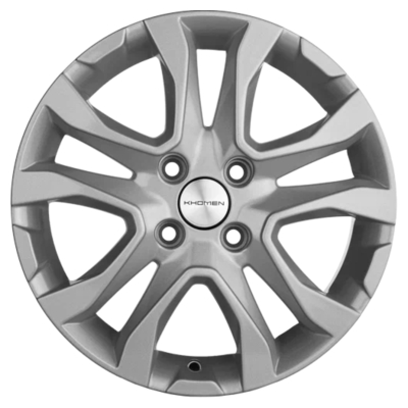 Диск колесный Khomen Wheels KHW1503 (Vesta) 6,0x15 4x100 Dia60.1 ET50 цвет F-Silver