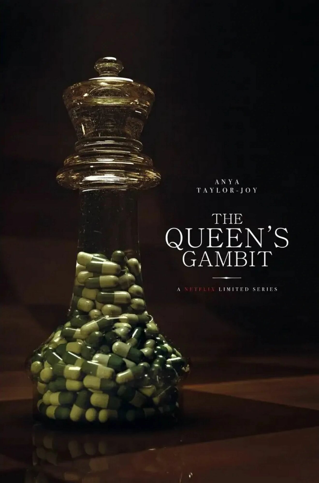 Плакат, постер queens gambit. Ход королевы, сериал на бумаге, размер 21х30см