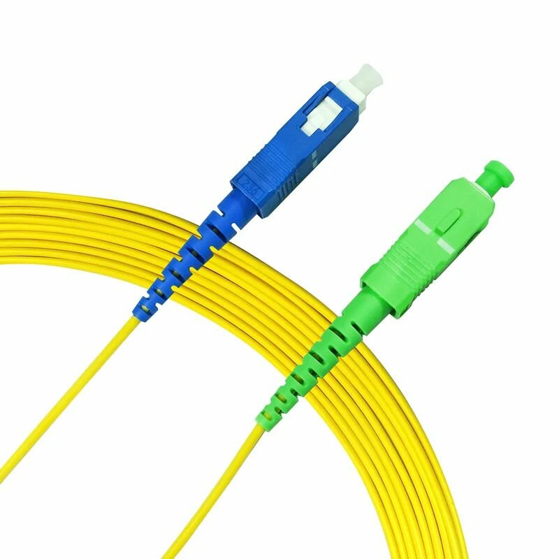 Оптический патч-корд SC APC - SC UPC, одномодовый оптический патч-корд G657A