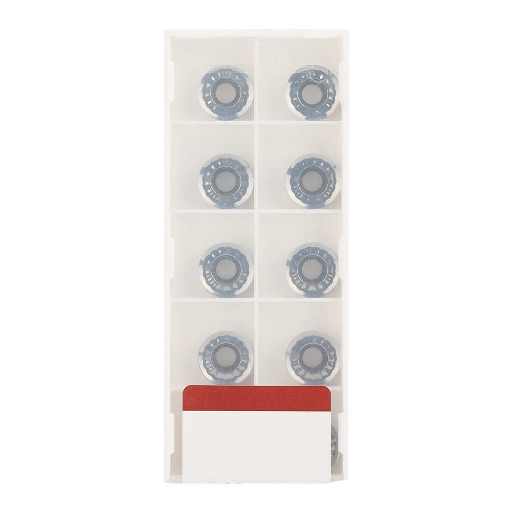 10pcs R6 CNC Вставьте круглый алюминиевый сплав для черновой обработки и полуфинации стального чугуна