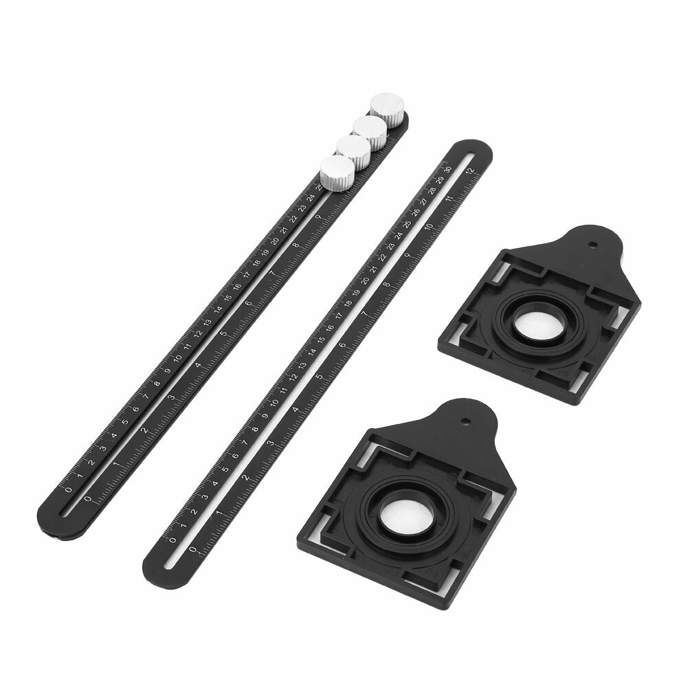 Многофункциональная универсальная регулируемая линейка с двумя головками для поиска отверстий в керамической плитке.