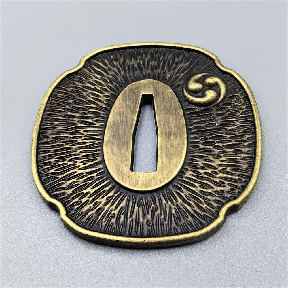 Резной металлический Цуба для катаны