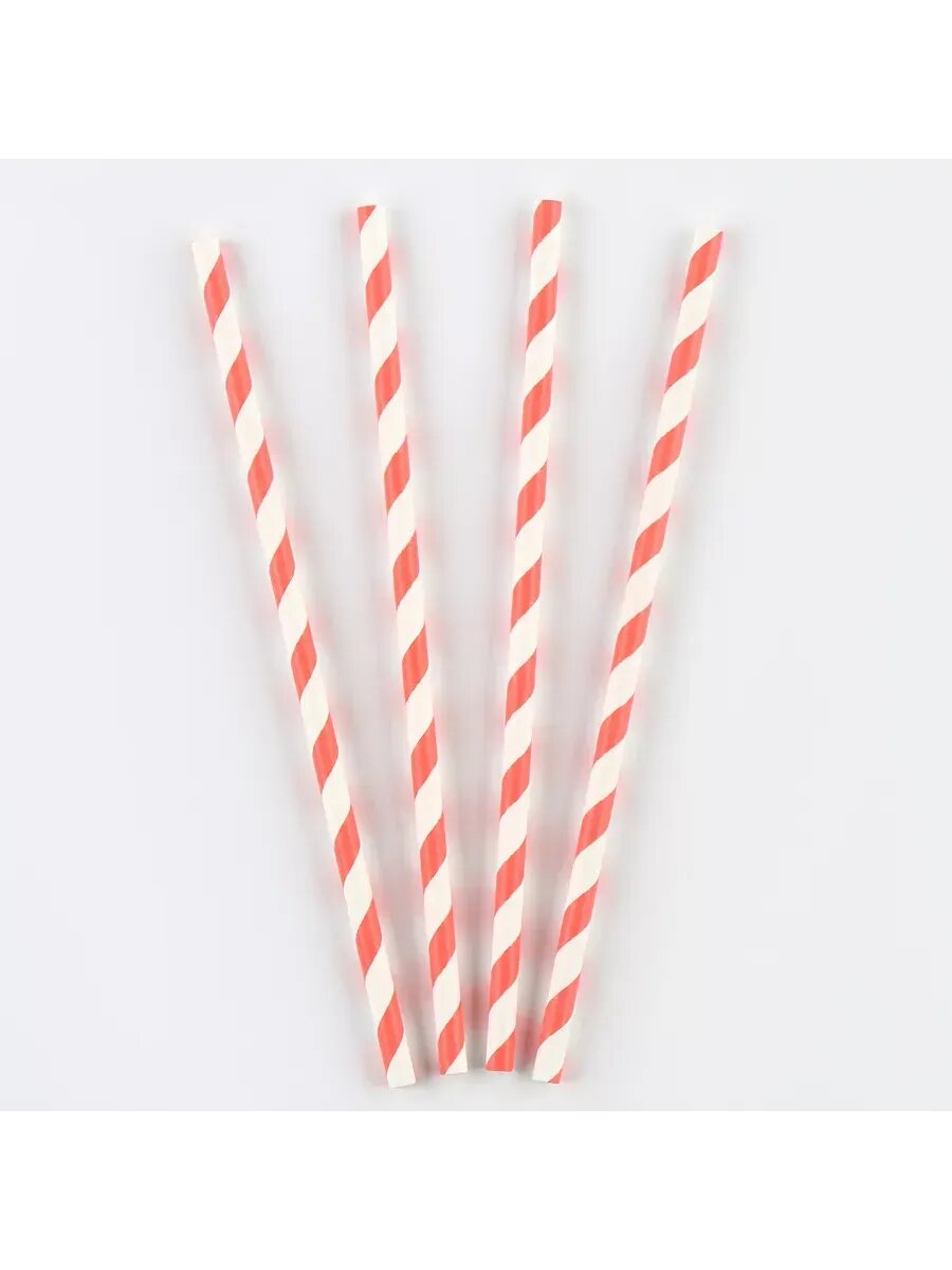Трубочки для коктейлей "Спираль" набор 25 штук