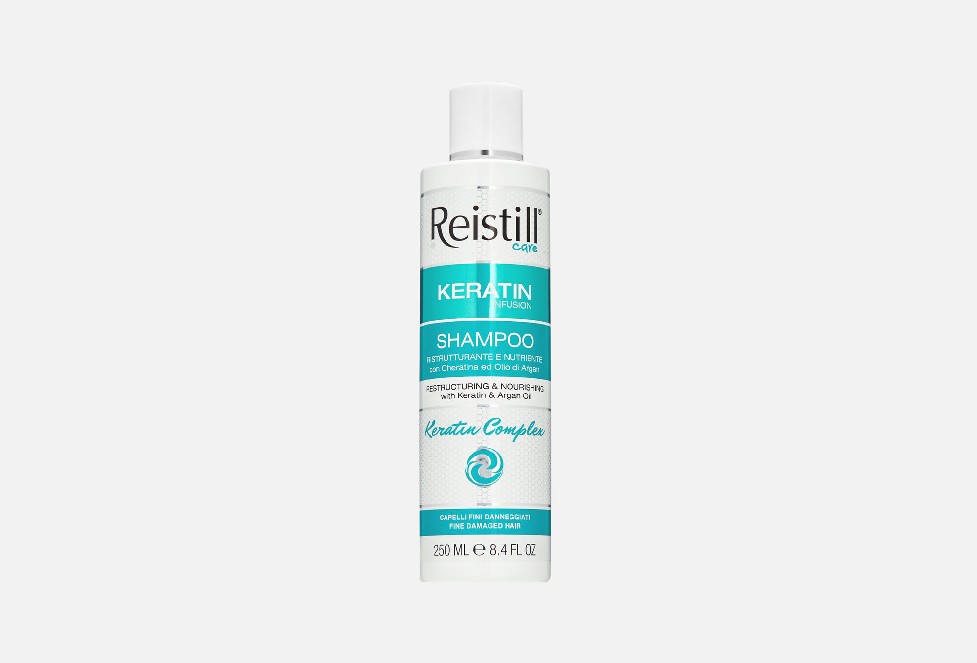 Восстанавливающий Шампунь для тонких волос REISTILL keratin 250 мл