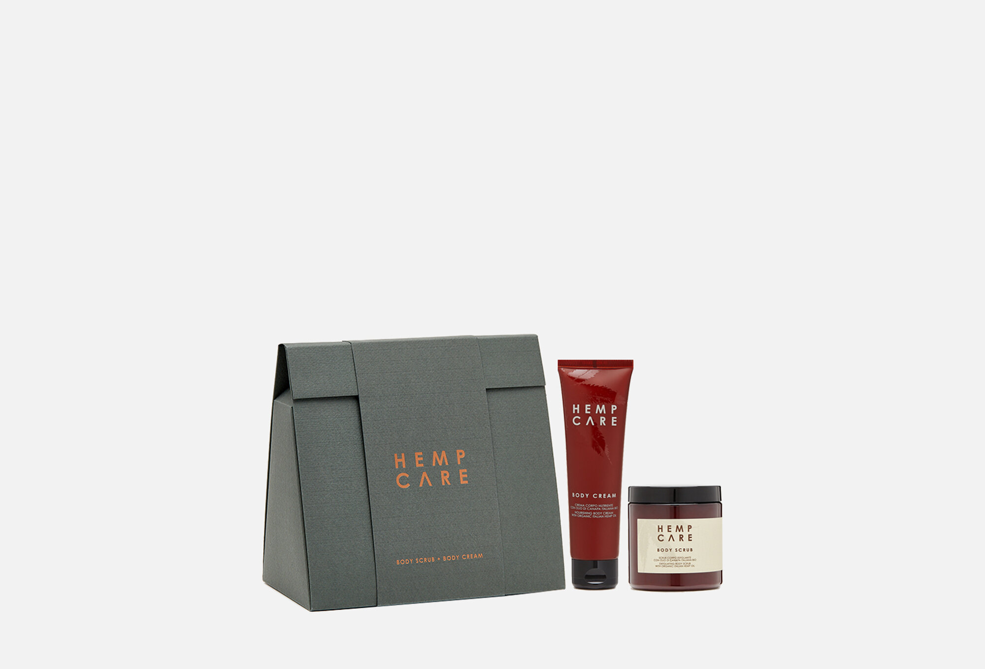 Подарочный набор HEMP CARE Body Scrub + Body Cream