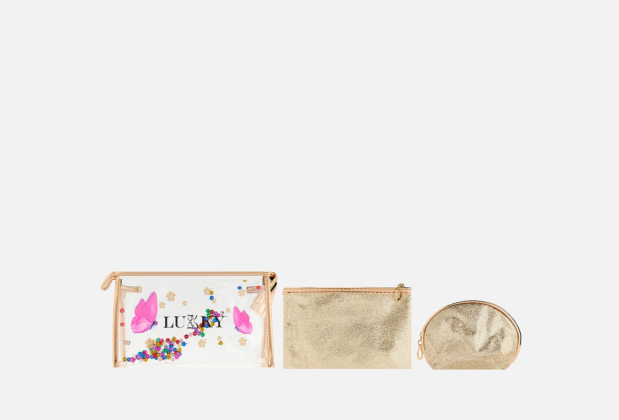 Набор косметичек LUKKY Glam Trio 3в1