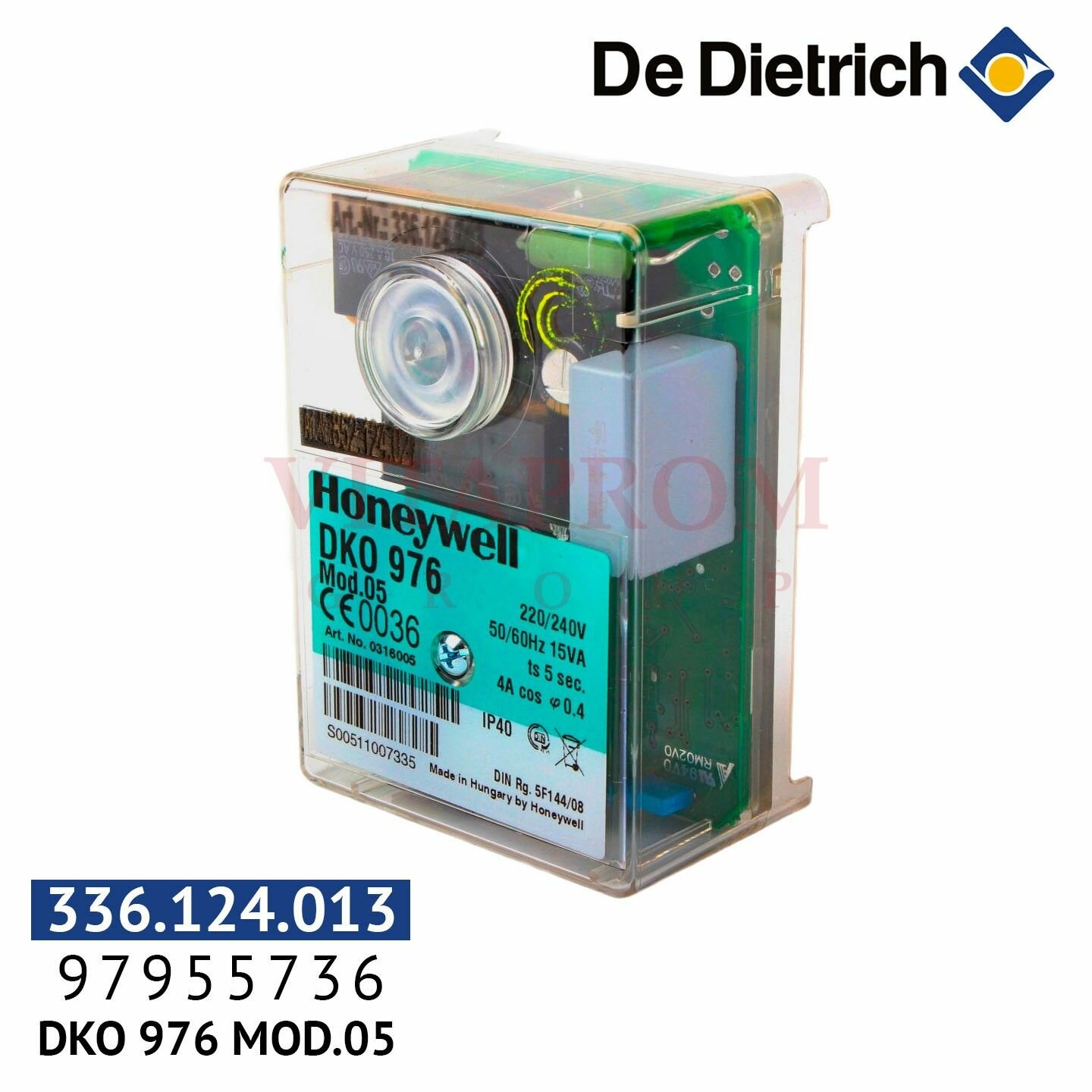 Блок управления и безопасности De Dietrich 97955736 DKO976