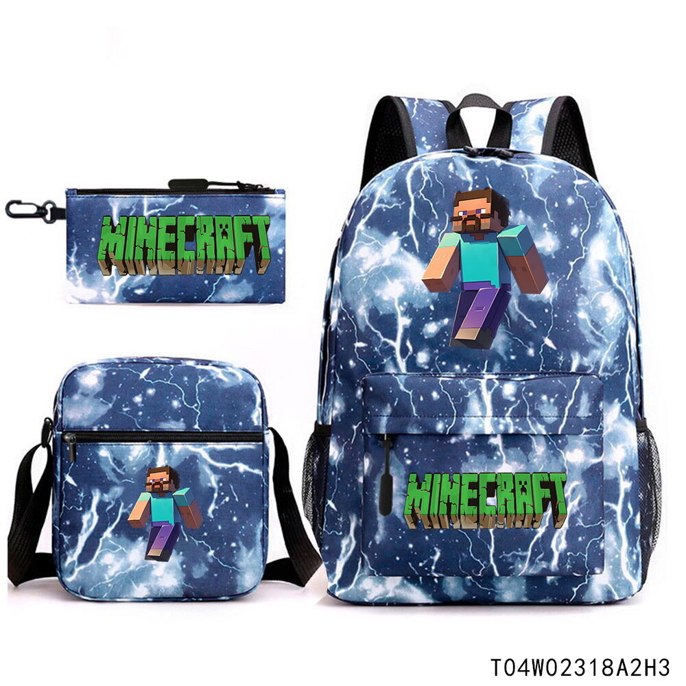 Школьная сумка MINECRAFT, игровая периферия Minecraft, повседневный рюкзак, мужская школьная сумка, Прямая доставка