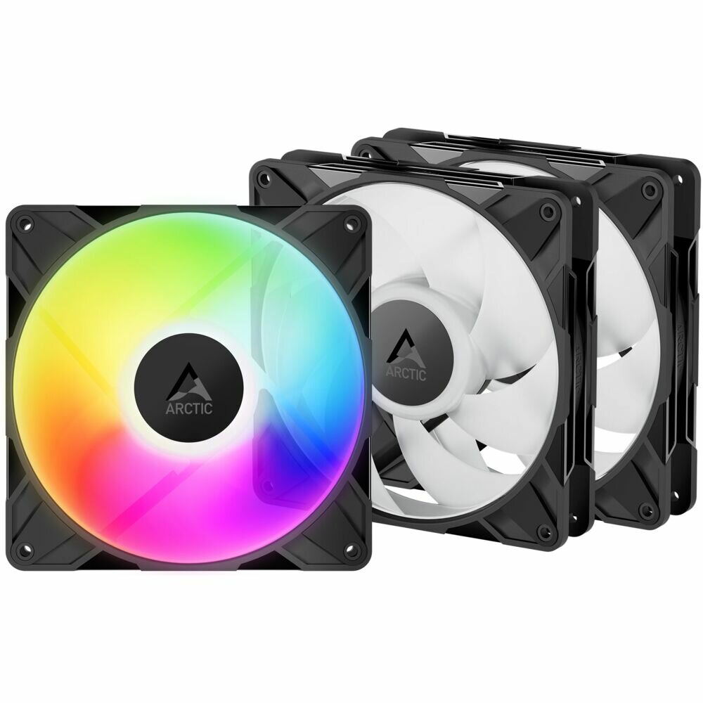 Вентилятор 140x140 Arctic Cooling P14 Pro A-RGB PWM 3-Pack (ACFAN00320A) Black Ret