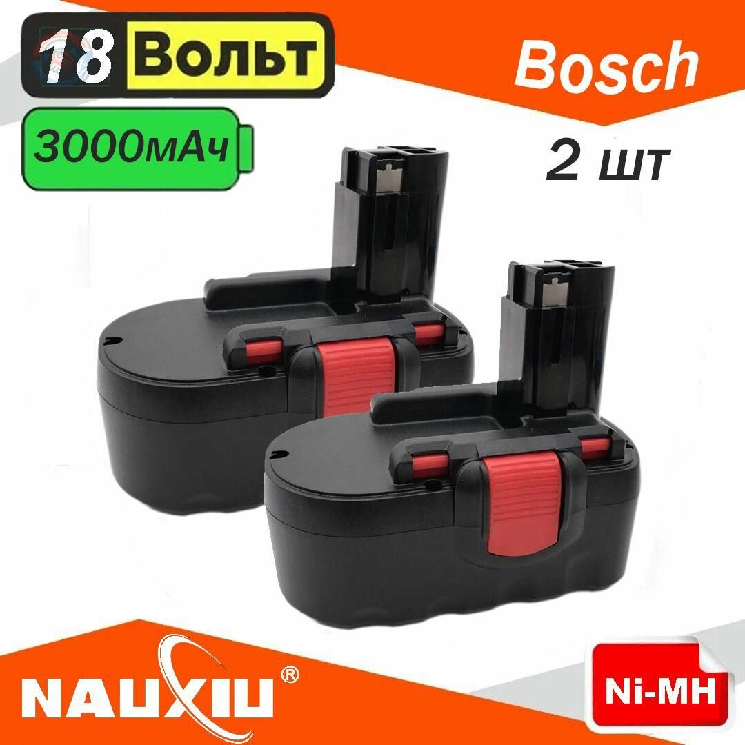 Аккумулятор для шуруповерта Bosch 18V, совместимый с BAT160, BAT025, BAT181, BAT180, подходит для Bosch 13618, 32618, GSR 18 VE-2, GSB 18 VE-2, GDR 18 V, GDS 18 V, GSA 18 VE, GST 18 V, GLI 18 V, ART 23/26 Accutrim, надежный аккумулятор для электроинструме