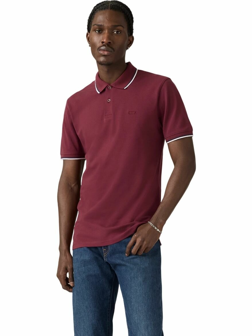 Поло бордовый