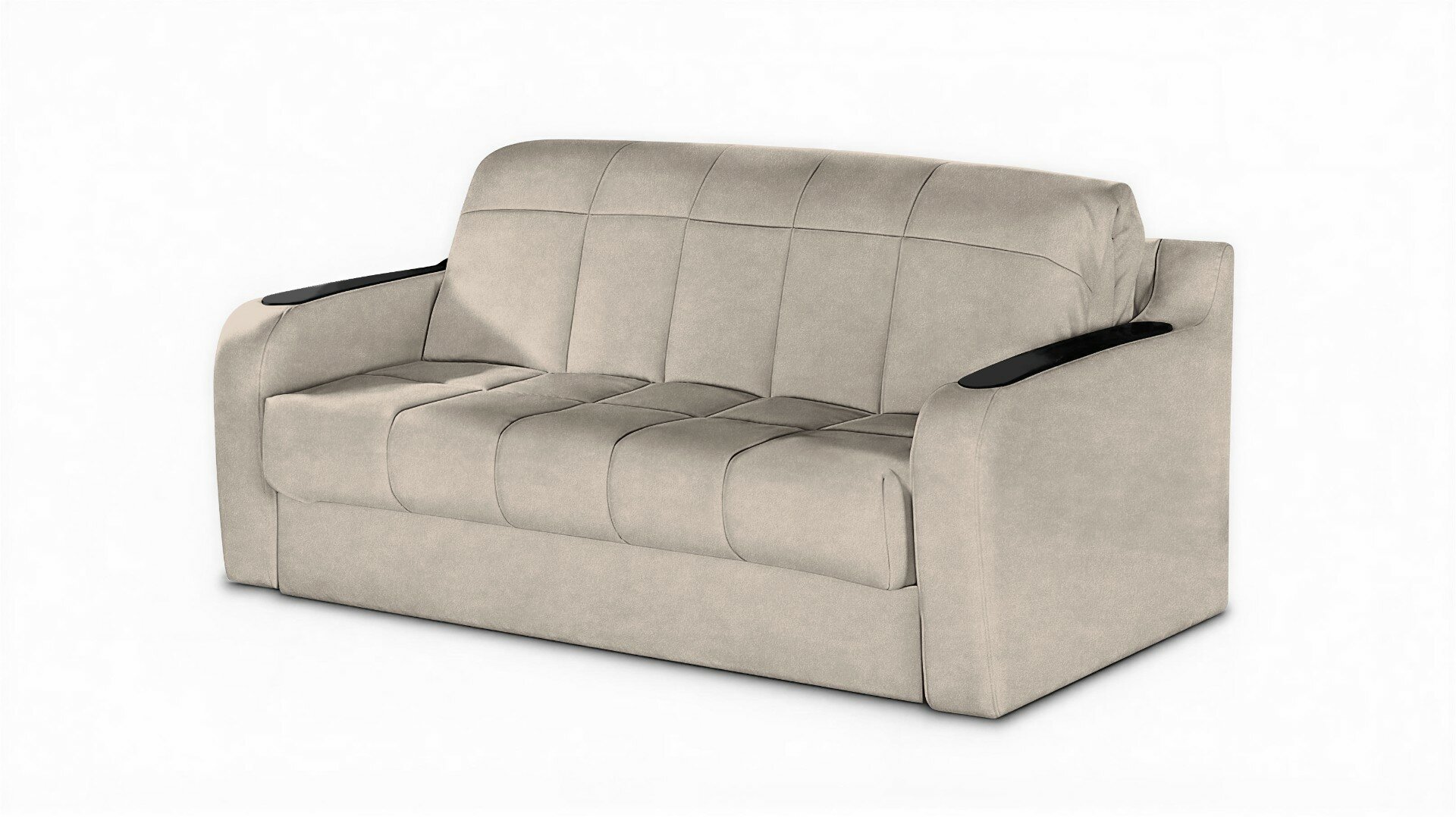 Диван Глория Лайт Velutto 16 NEW 214x105x88 см, бежевый Велютто, аккордеон GOODFORM