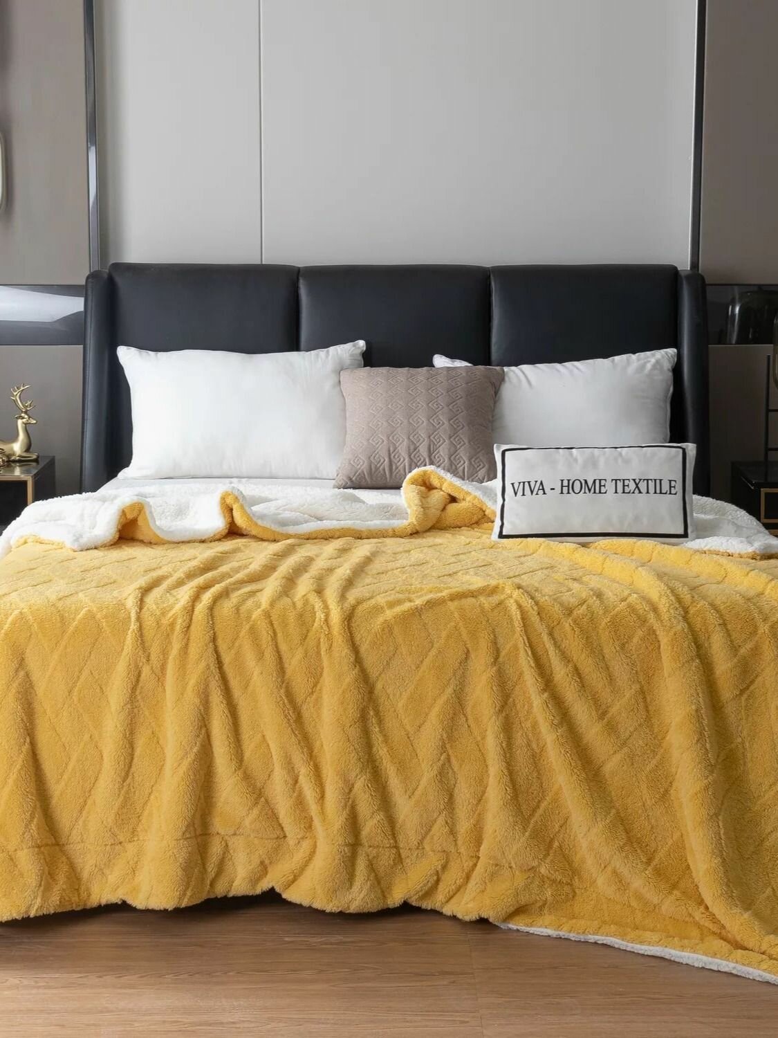 Плед Fluffy бамбуковая микрофибра