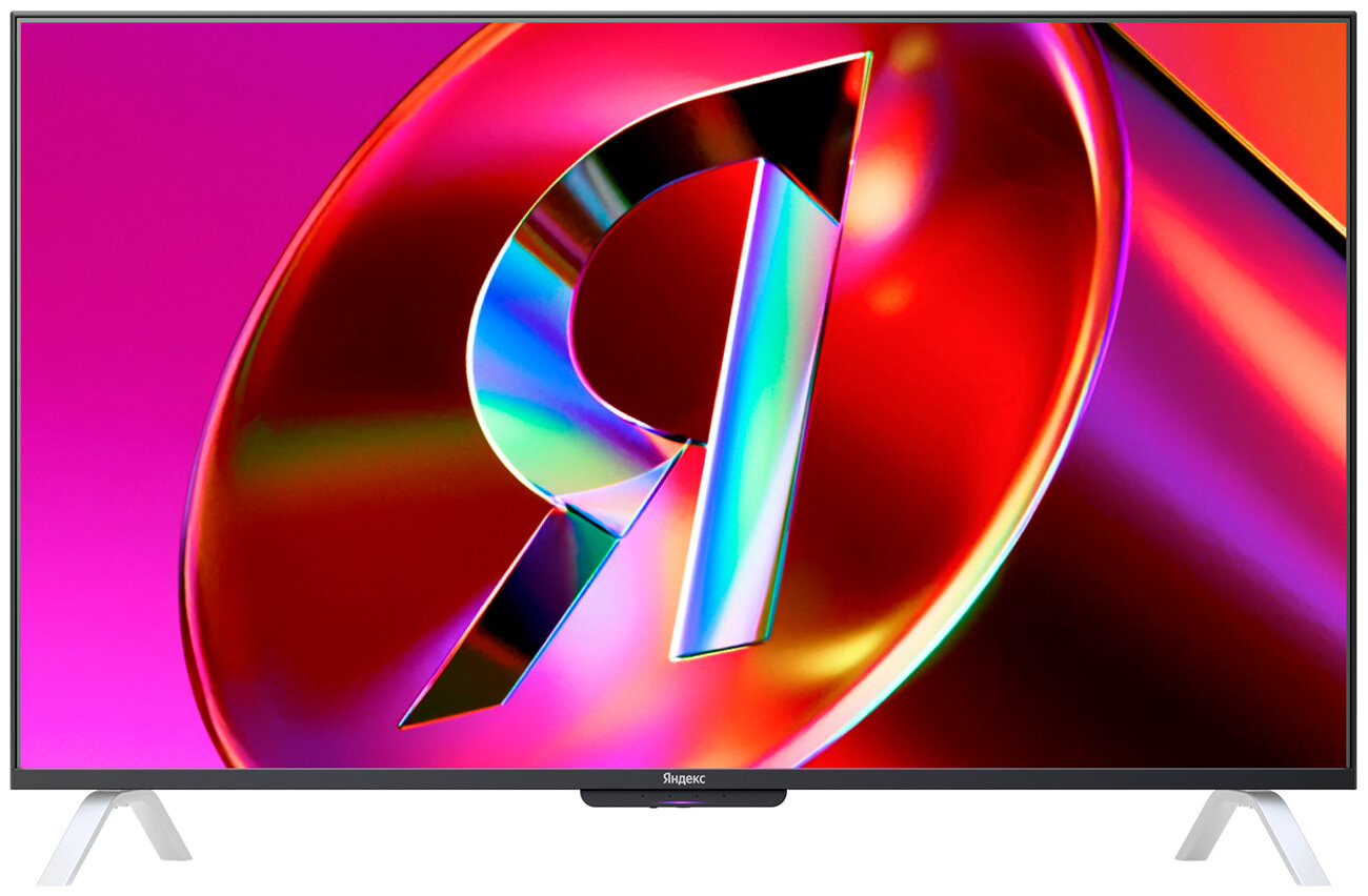 Телевизор Яндекс YNDX-00094, 50 дюймов, 4K Ultra HD, смарт ТВ, YаOS, черный