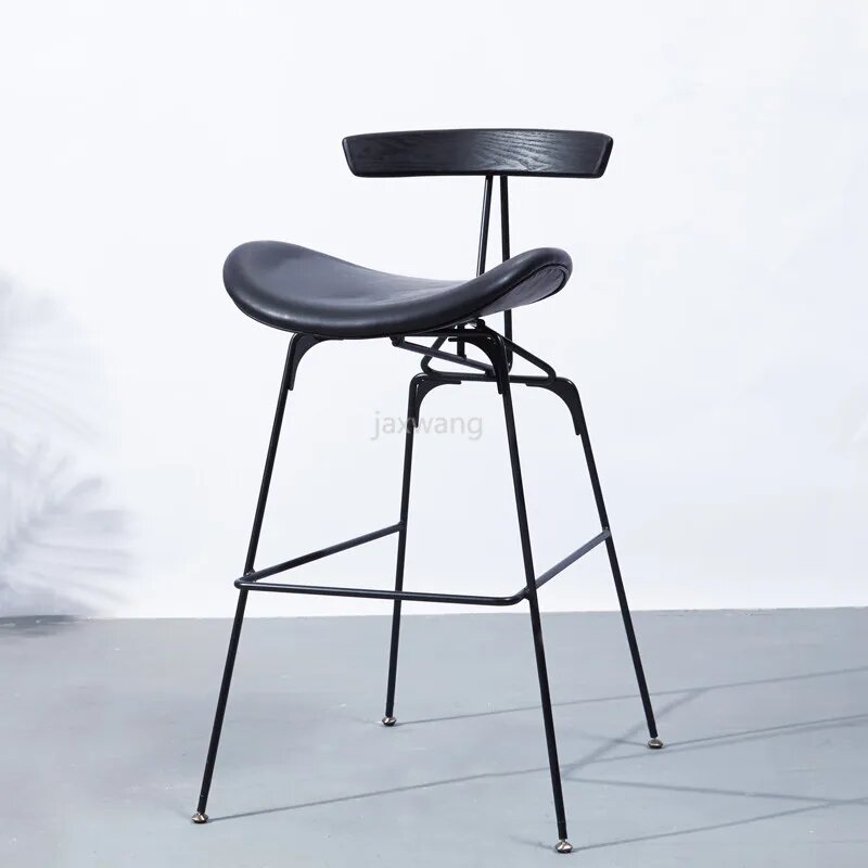 Современный минималистичный ретро-барный стул, обеденный стул в скандинавском индустриальном стиле, домашний обеденный стул, кованый железный стул в стиле лофт, муравьи, барные стулья