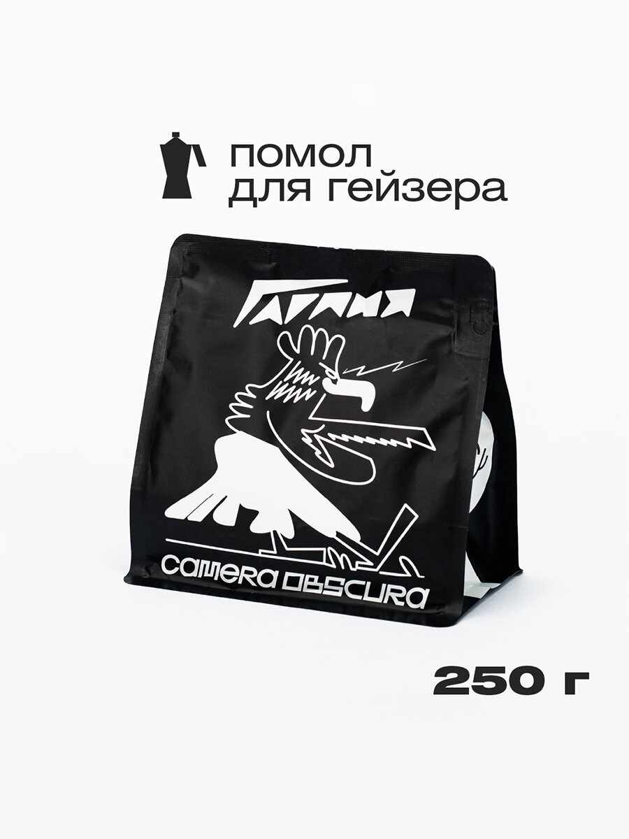 Гарпия (Бразилия Барра Эстейт), помол под гейзер, фирменный кофе Camera Obscura, 250г