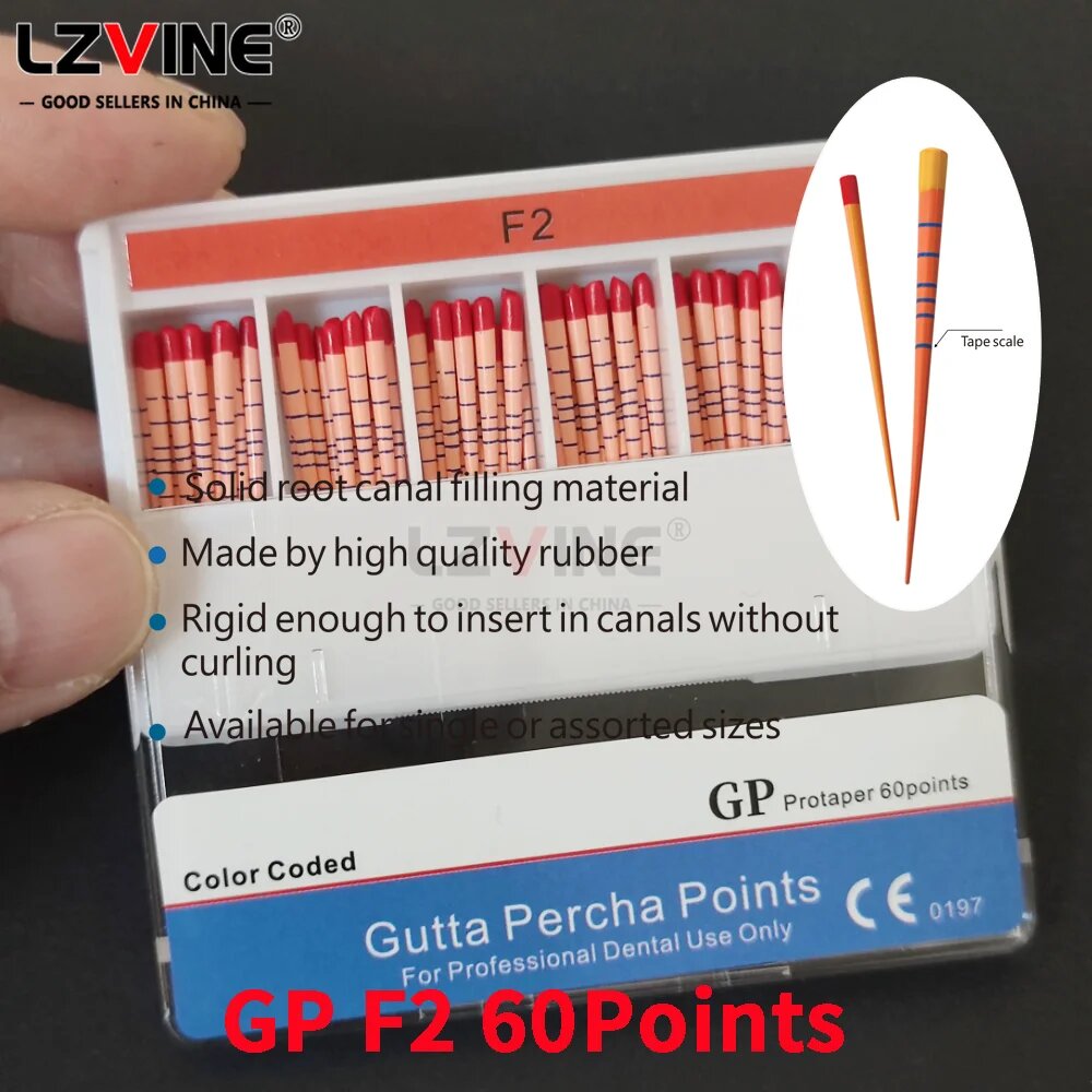 Gutta Percha Points GP-F2 60 Points