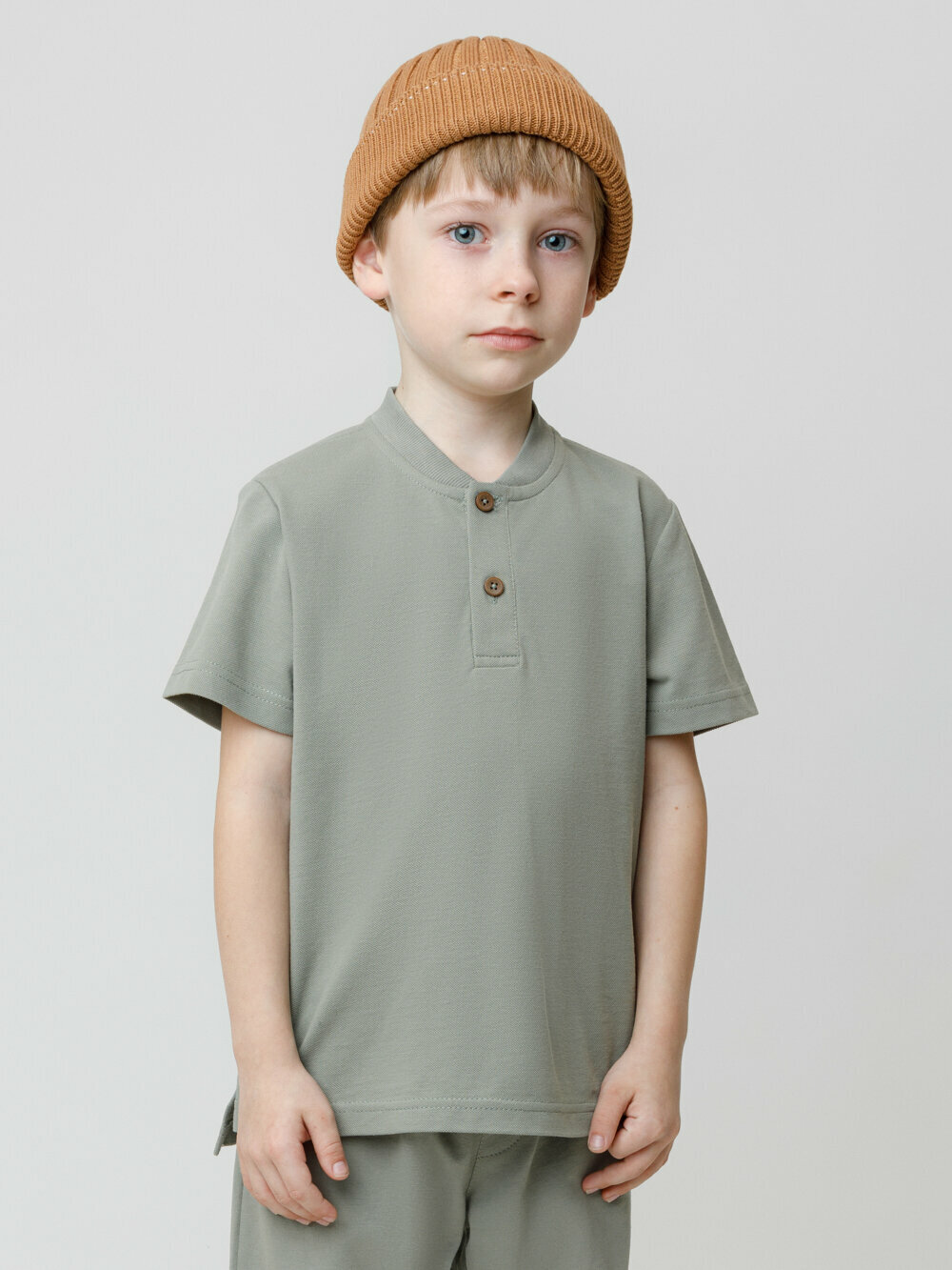 Поло КР 302584/хаки 6206 к592