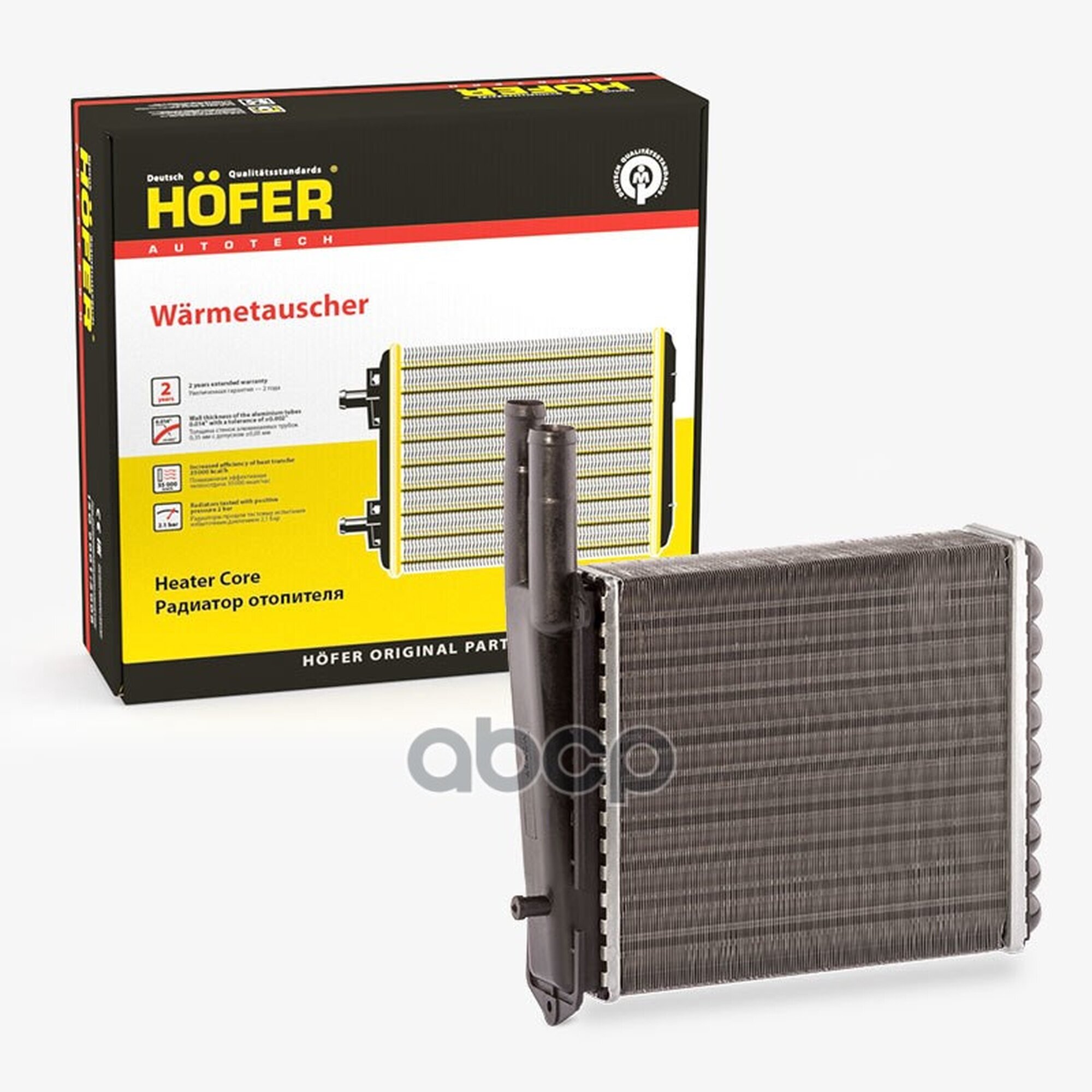 Радиатор печки HOFER ВАЗ 2111 нового образца (с 2003 г) HOFER арт. HF730225