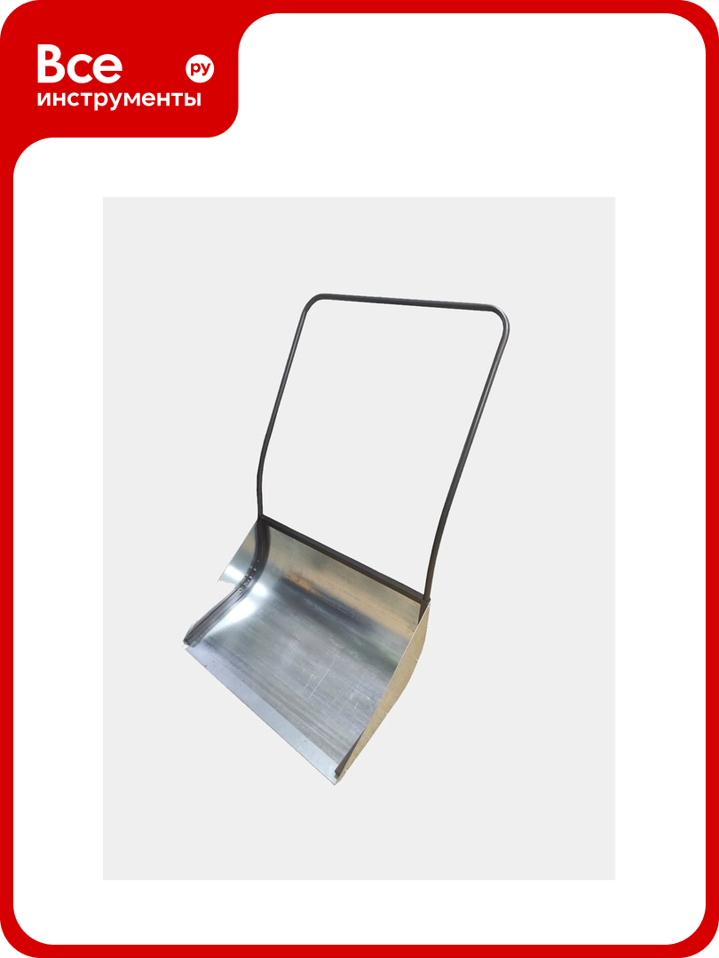 Оцинкованный широкий движок для снега лето Арктика 740x625 мм 23160