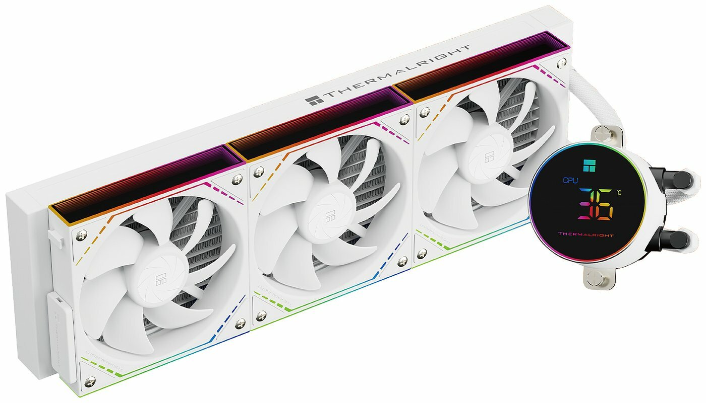СЖО для процессоров Thermalright Frozen Magic 360 Digital V2 White (F-MAGIC-DIGITAL-WH-360-ARGB-V2)