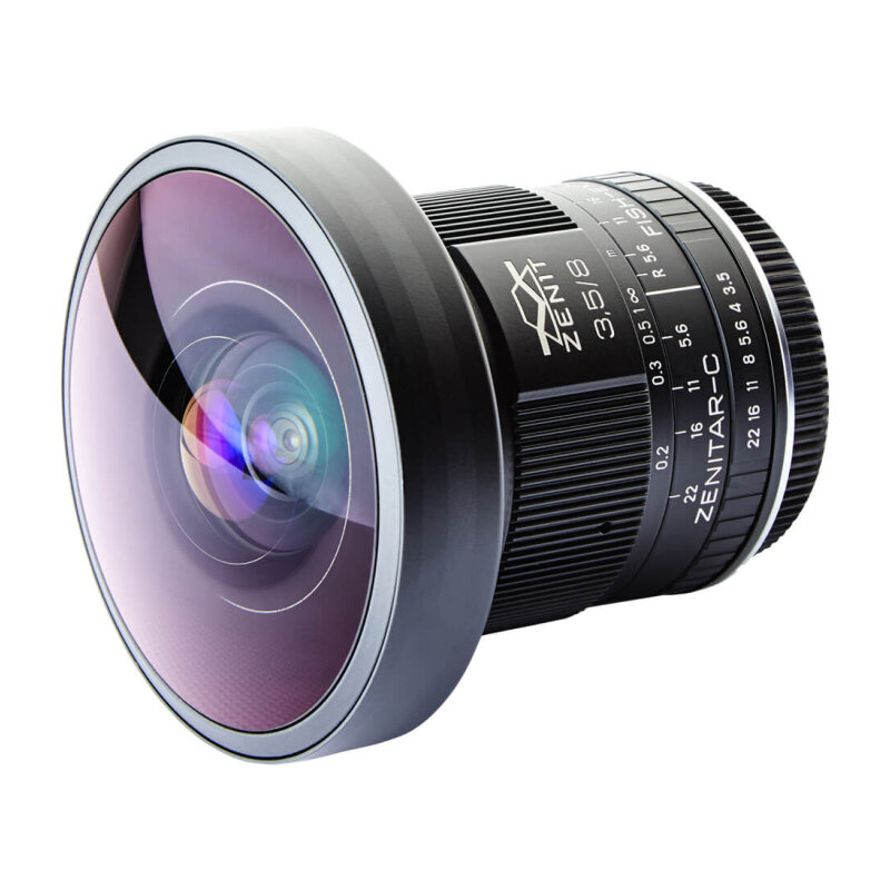 Объектив Зенит Зенитар-C 8mm f/3.5