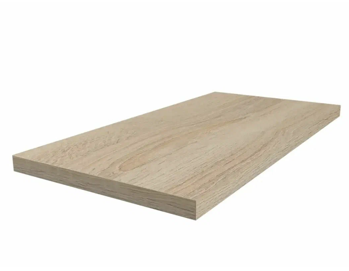 Щит мебельный ЛДСП, Дуб Новато светлый, 2400x400x16 мм с кромкой по периметру, Slotex