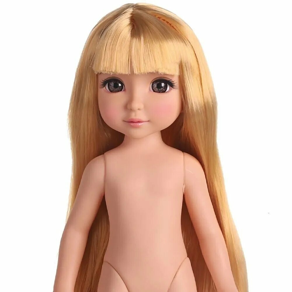 12-дюймовая виниловая кукла American girl doll little girl toy для детей-золотистая челка с прямыми волосами