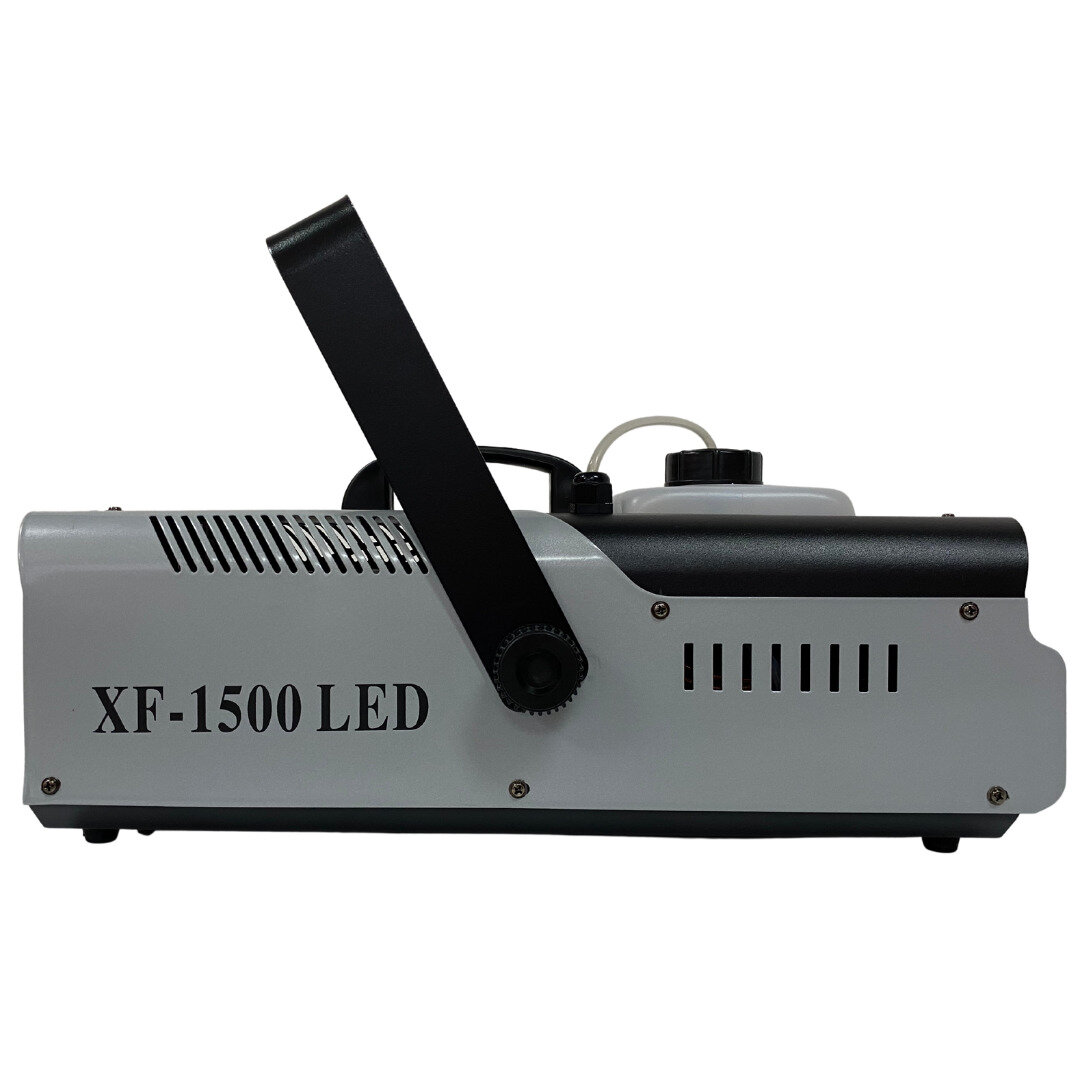 Генератор дыма XLine Light XF-1500 LED, 1500 Вт, время разогрева 8 мин, объем бака 1л, пульт ДУ в комплекте