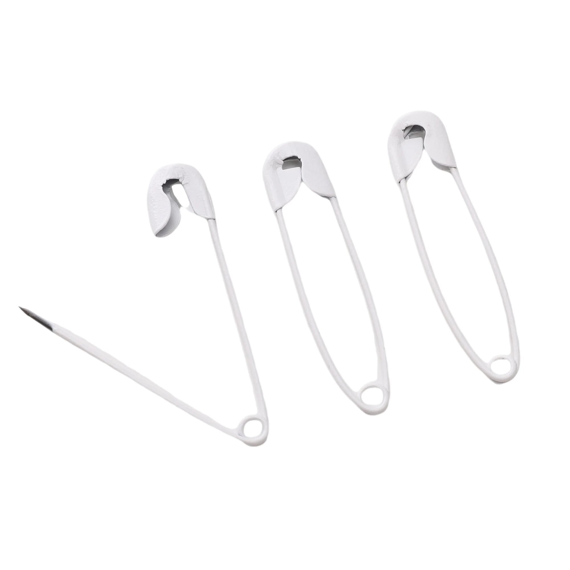 Булавки Beadia 20 шт, разноцветные, железные, 30 мм, 36 мм Белый, 8x36mm, White