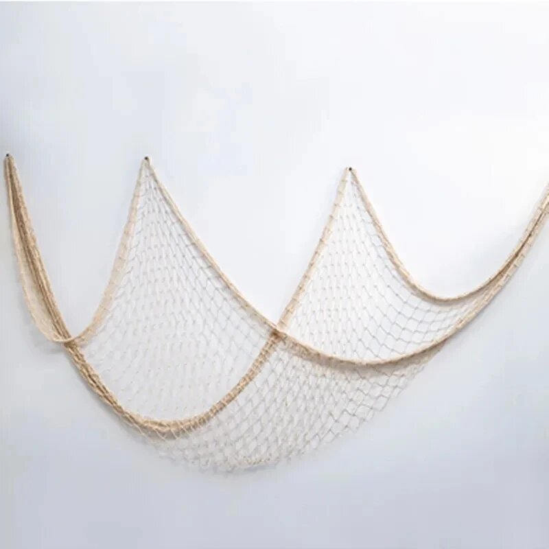 Декоративная рыболовная сеть, White net 100x200cm