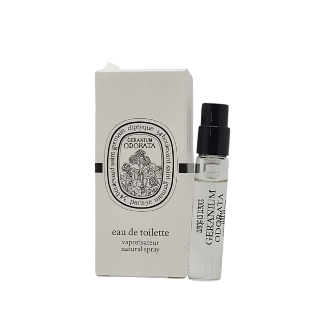 Diptyque Geranium Odorata 2 мл сэмпл для мужчин и женщин - Душистая Герань Диптик Гераниум Одората