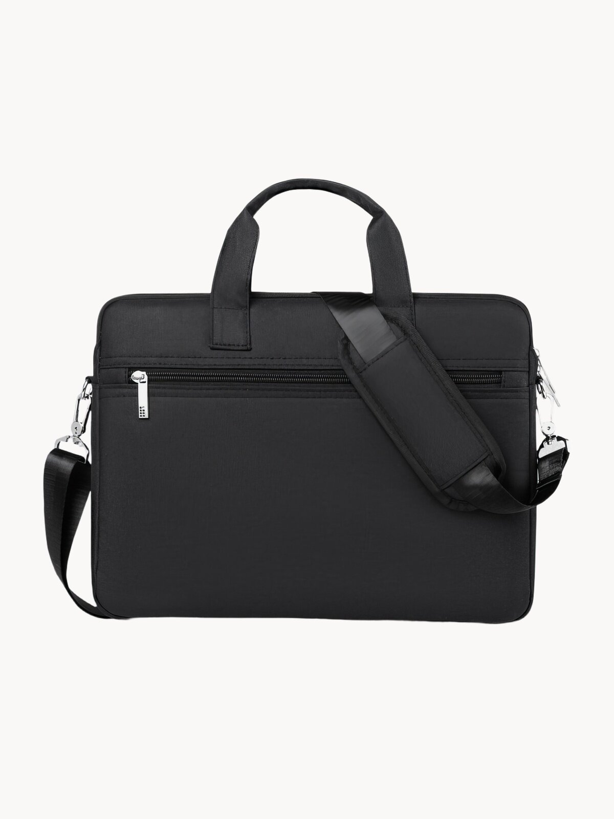 Сумка-портфель Buschnelke, для ноутбуков 15.6-16", водонепроницаемая, черная