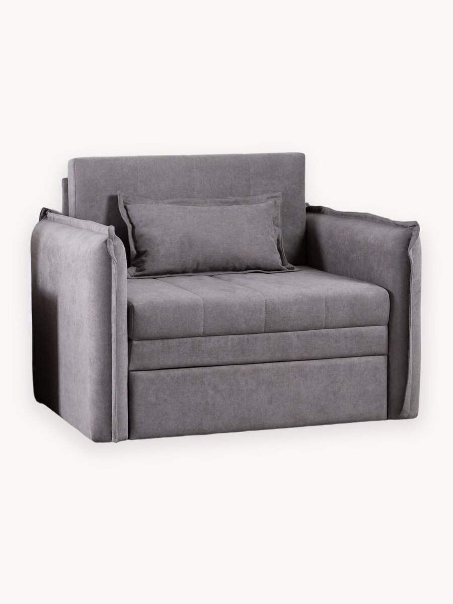 Кресло - кровать 04.10 Смайл (85) Арт. ТК 494 Candy grey (серый)