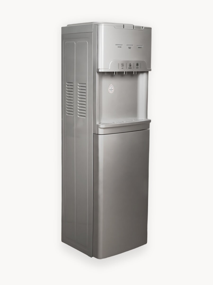 Кулер для воды Silver Star, напольный, с нагревом и компрессорным охлаждением, с нижней загрузкой