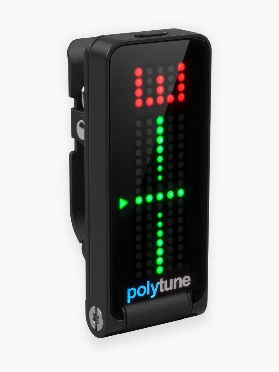 Тюнер полифонический Tc Electronic PolyTune Clip Black